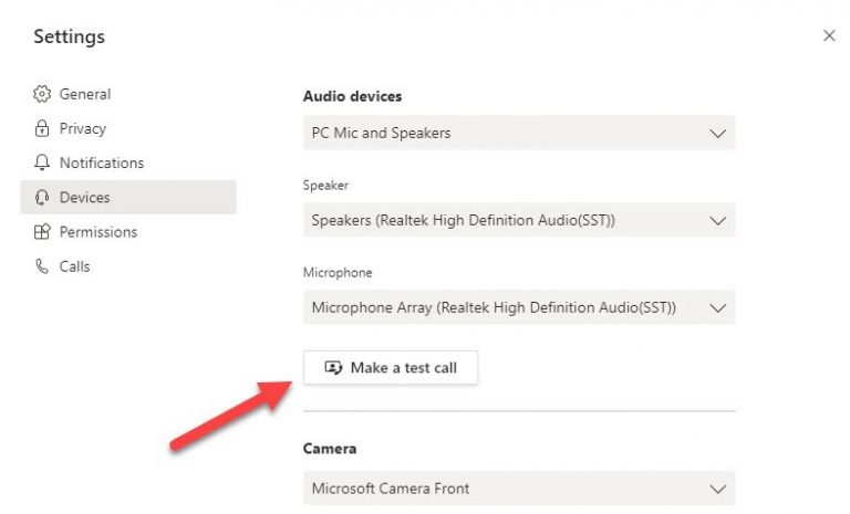 Effettuare una call di test con Teams Call Bot | Resolve