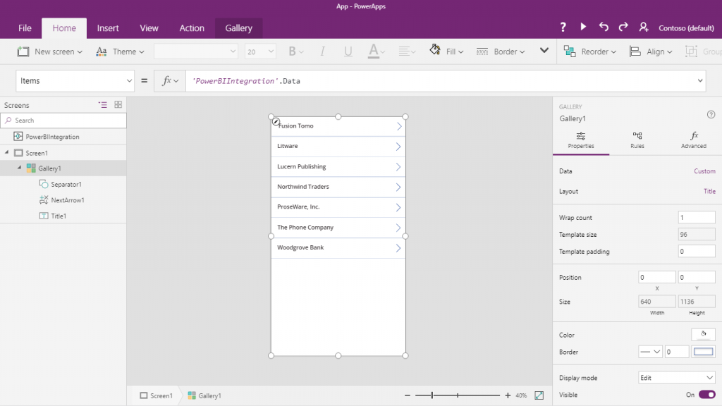 Annunciata la preview di PowerApps custom visual per Power BI | Resolve